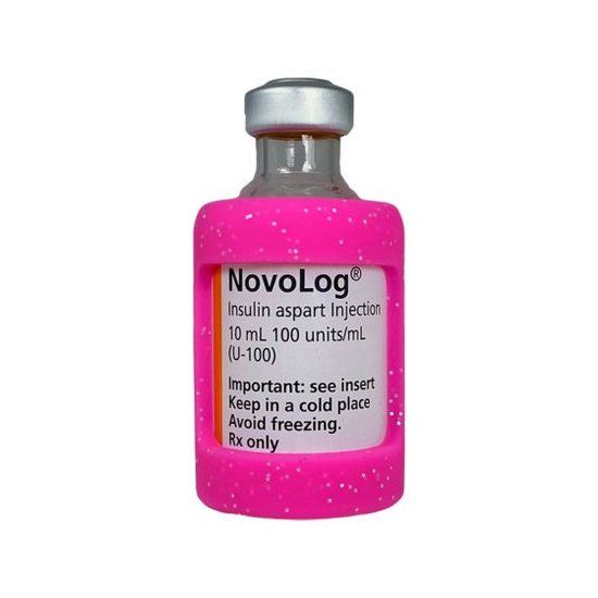 Gelskin Insulin Pink Glitter - Hulpmiddelwereld