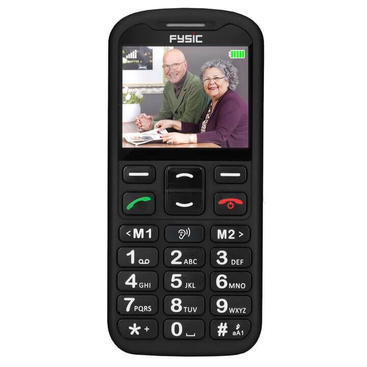 Fysic F10 -Mobiele telefoon voor senioren met SOS paniekknop ...