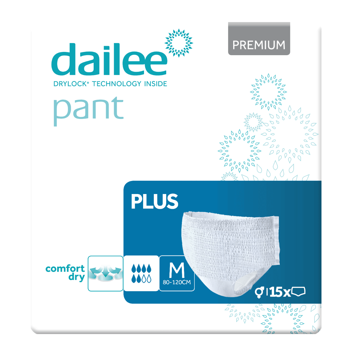 Dailee Pants Premium Plus - M - 15 stuks - Hulpmiddelwereld