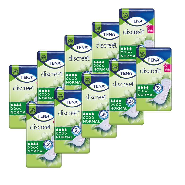 TENA Discreet Normal | 10 pakken van 24 stuks - Hulpmiddelwereld